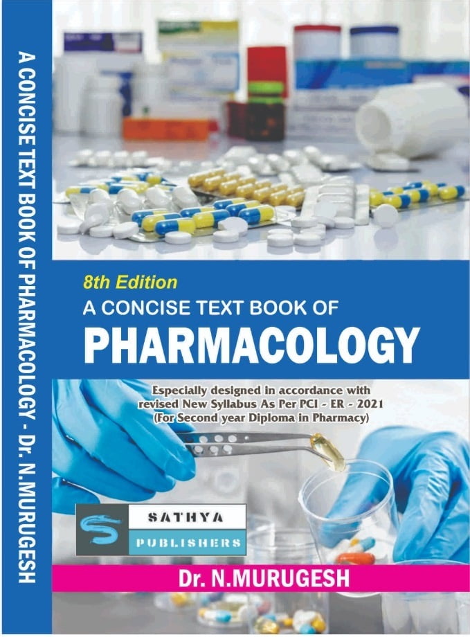 A Concise Text Book Of Pharmacology (II Year ER 2021 New)
